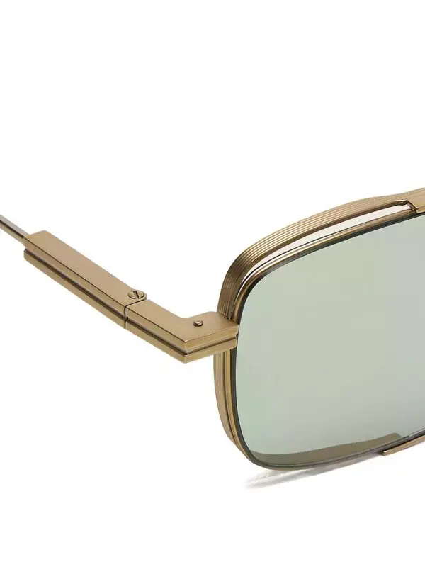 Zegna Rectangle-frame Sunglasses