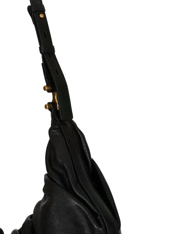 Balmain Bène Shoulder Bag In Calfskin Leather