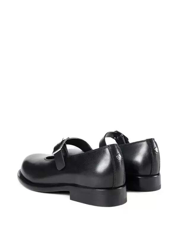 ANN DEMEULEMEESTER Buckled Leather Loafers