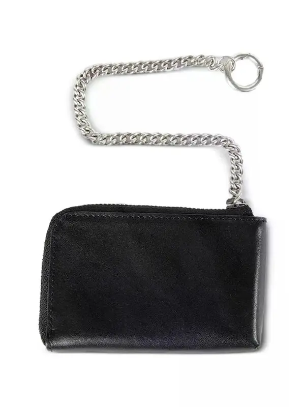 ANN DEMEULEMEESTER Tevje Chain Leather Wallet