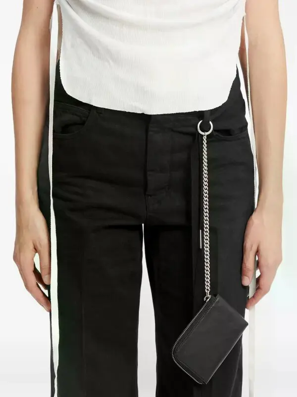 ANN DEMEULEMEESTER Tevje Chain Leather Wallet