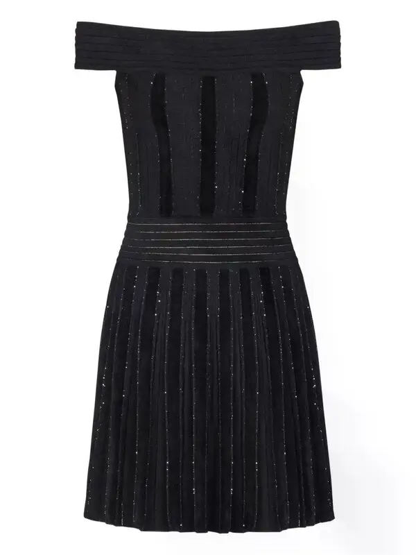 Balmain Off-shoulder Dress