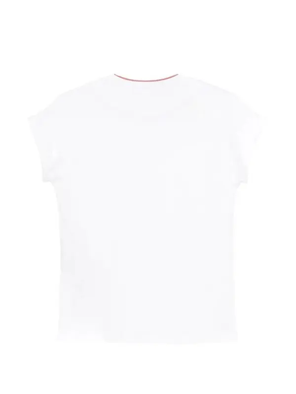 Eleventy Contrast Trim T-shirt