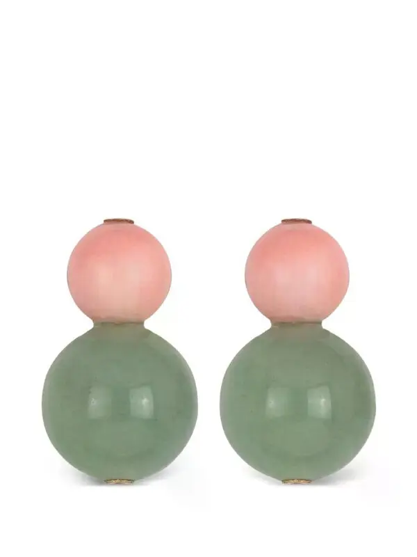 JENNIFER BEHR Cara Beaded Earrings - Green