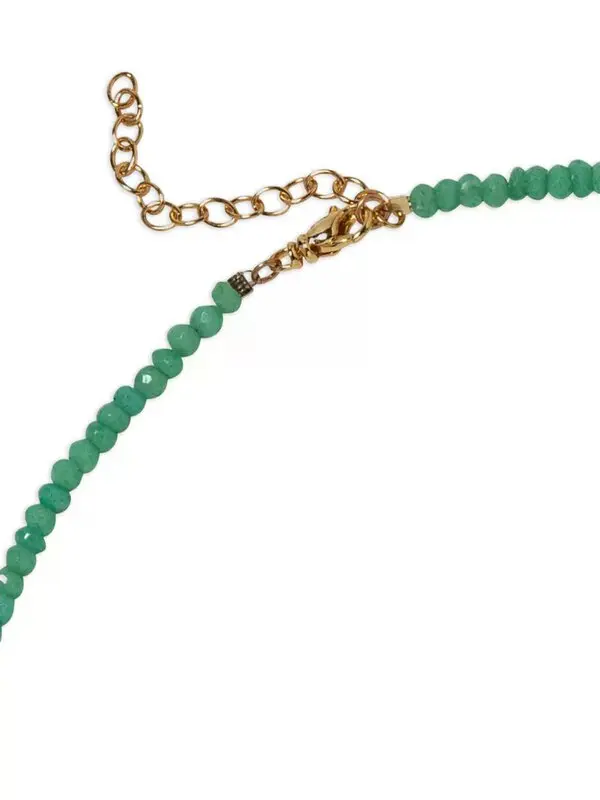 JENNIFER BEHR Ersa Beaded Necklace - Green