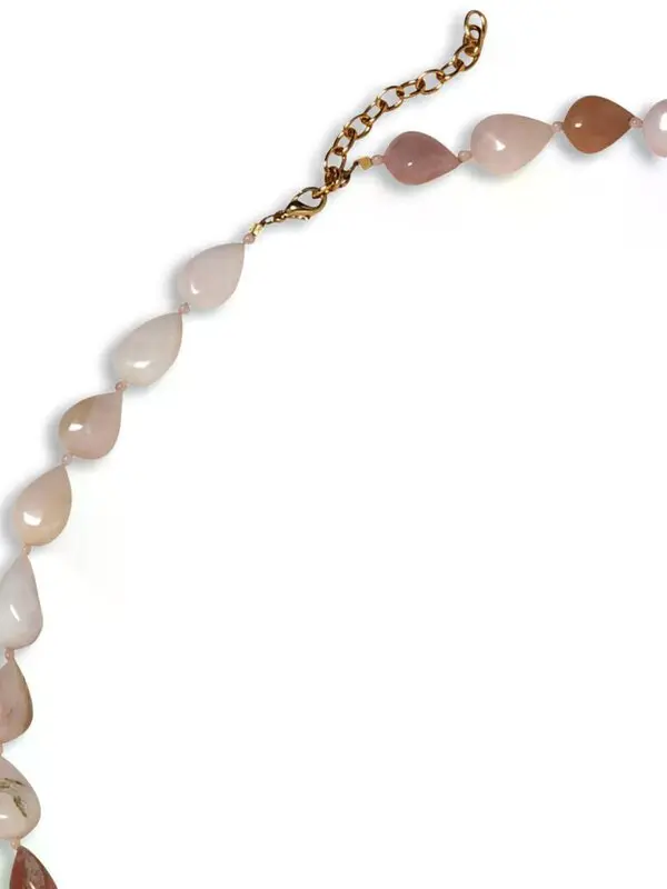 JENNIFER BEHR Pink Opal Plated Necklace - Neutrals