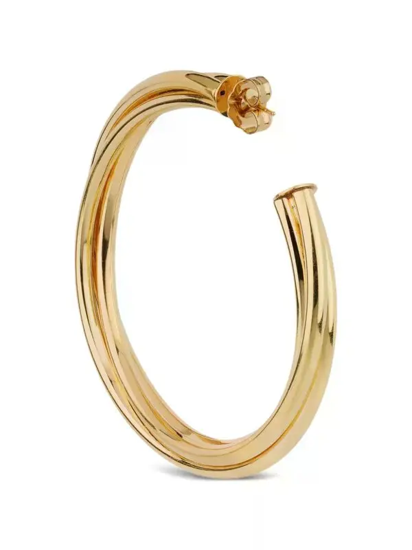 Gas Bijoux Atik Twisted Hoop Earrings - Gold