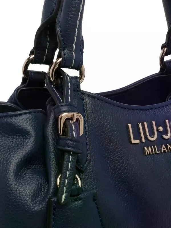Liu Jo Logo Plaque Zip Tote Bag