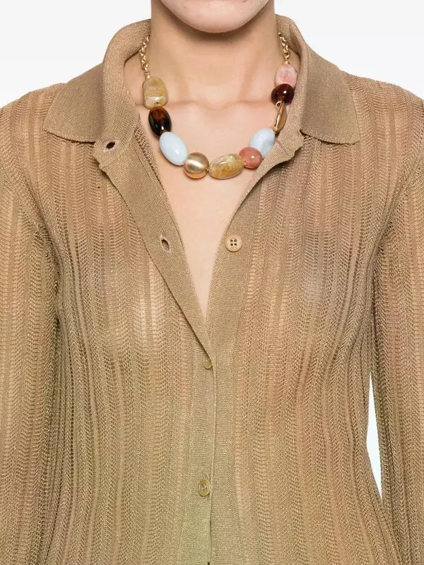 CIRCUS HOTEL Open-knit Cardigan