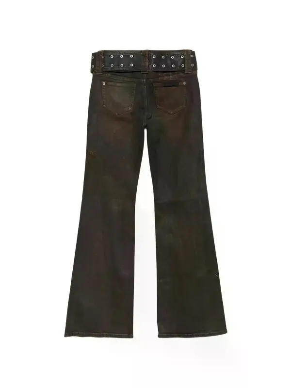 Ksubi Soho Belted Flared Jeans