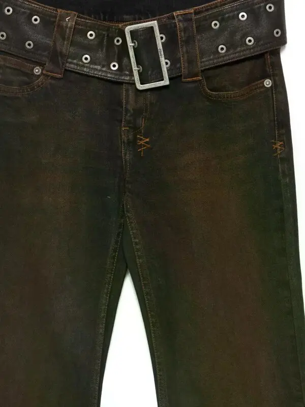 Ksubi Soho Belted Flared Jeans