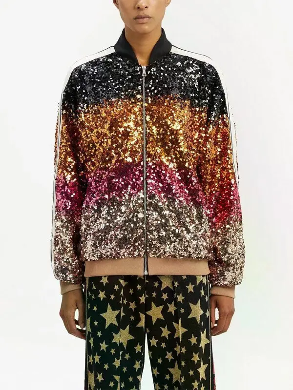 Palm Angels Sequin Bomber Jacket