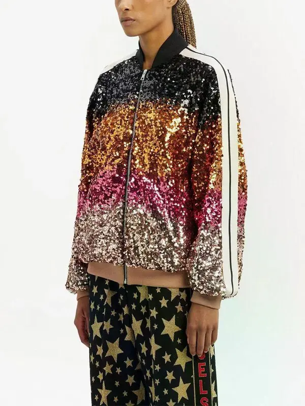 Palm Angels Sequin Bomber Jacket