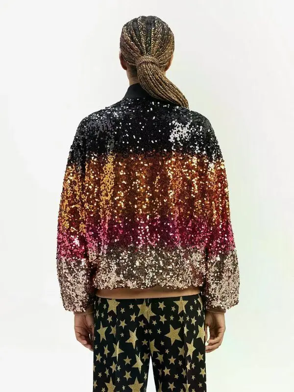 Palm Angels Sequin Bomber Jacket