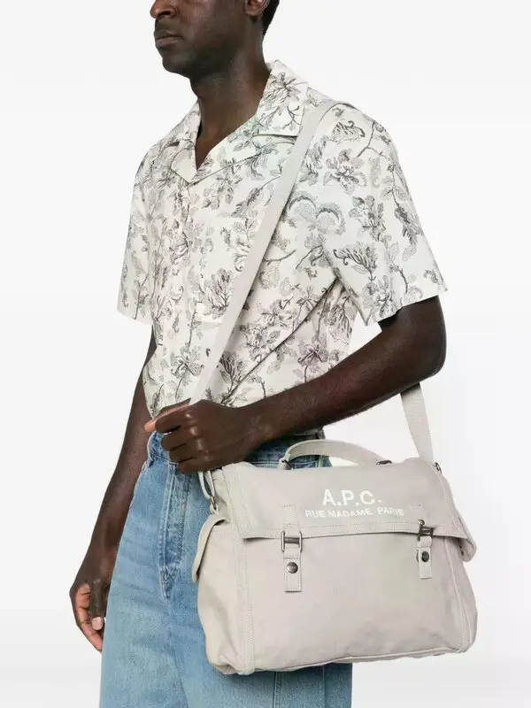 A.p.c. Logo Detail Messenger Bag