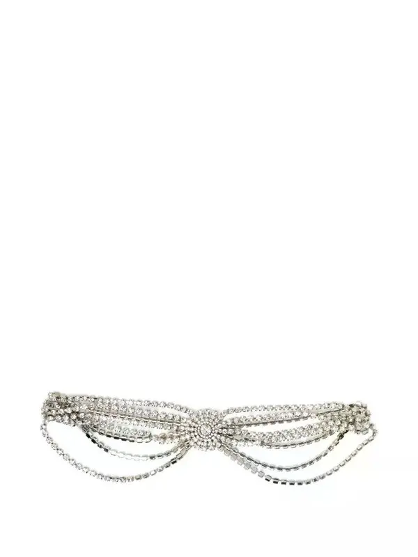 JENNIFER BEHR Zelina Diadem Headpiece - Silver