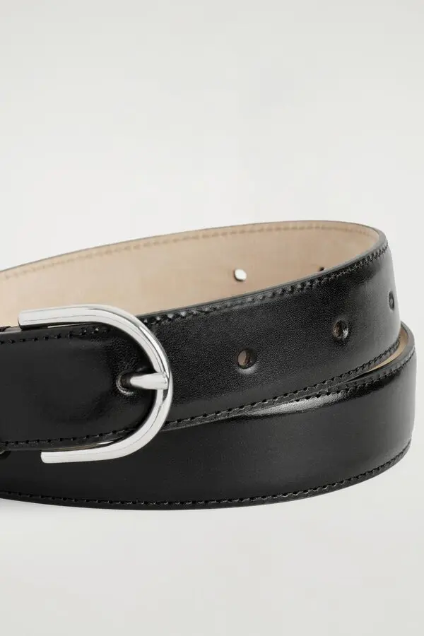Cos D-buckle Leather Belt
