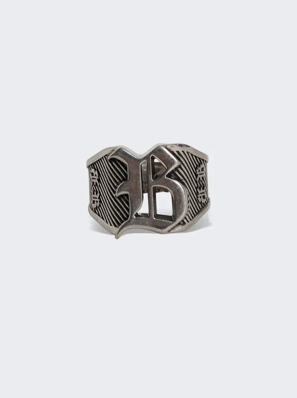 Balenciaga Signet Ring - Silver