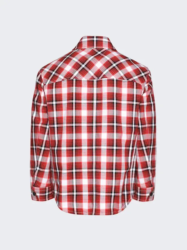 Bottega Veneta Overshirt Tomato And Chalk