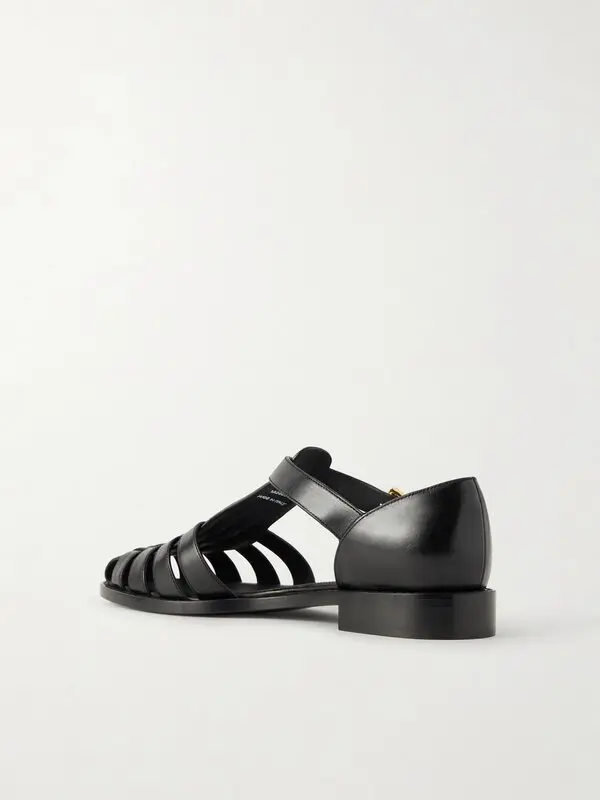 Church's Kelsey Woven Leather Sandals - Black