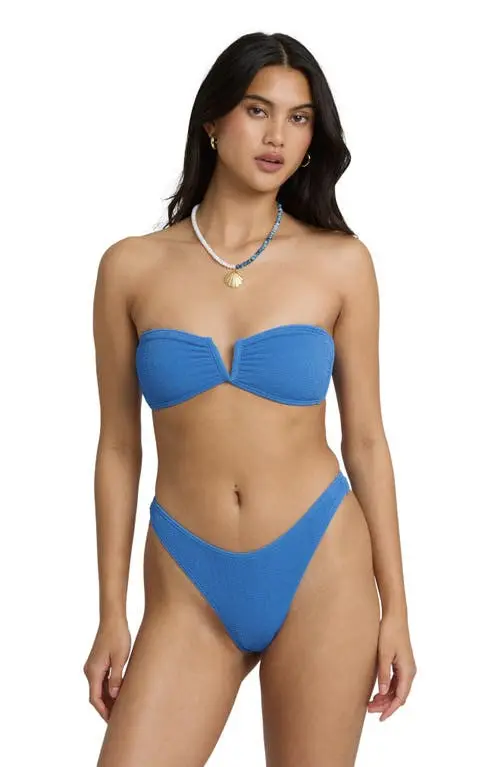 BILLABONG Rising Tide V-wire Bandeau Bikini Top - True Blue