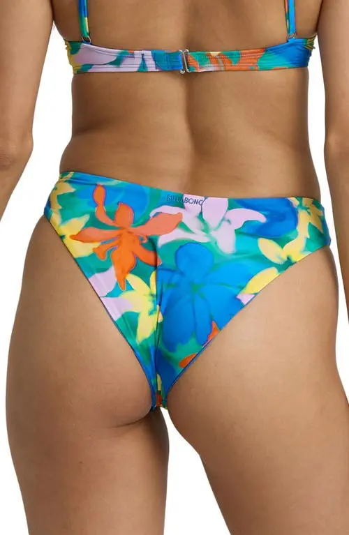 BILLABONG Agua Flores Bondi Bikini Bottoms - Blue Multi