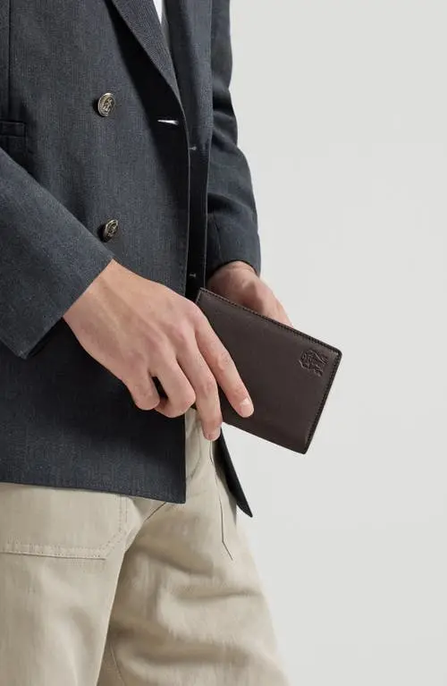 Brunello Cucinelli Calfskin Passport Holder