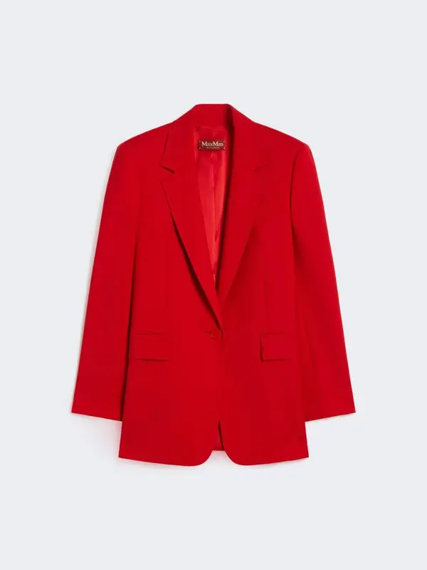 Max Mara Single-breasted Stretch Wool Blazer