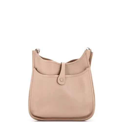Hermès Evelyne Bag Gen Iii Epsom Pm - White