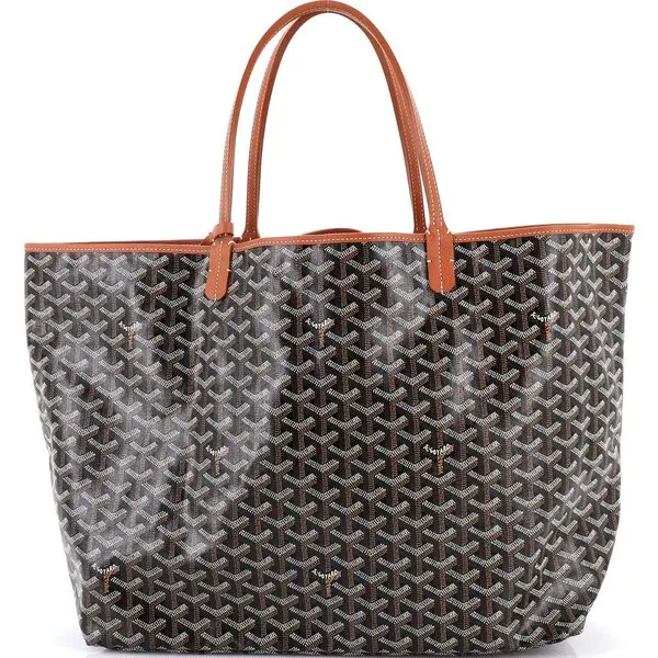 Goyard Saint Louis Tote Coated Canvas Gm - Brown