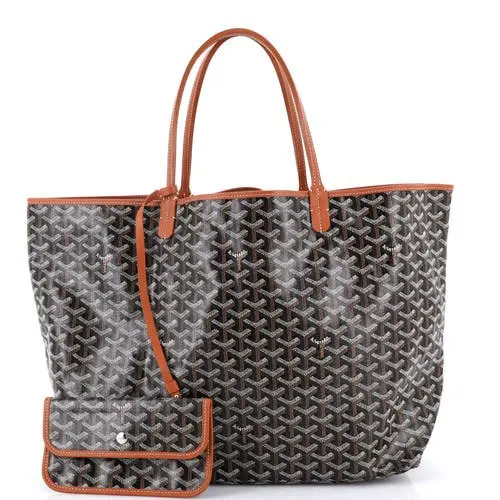 Goyard Saint Louis Tote Coated Canvas Gm - Brown