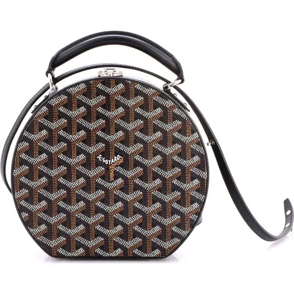 GOYARD Alto Hatbox Bag Coated Canvas - Black