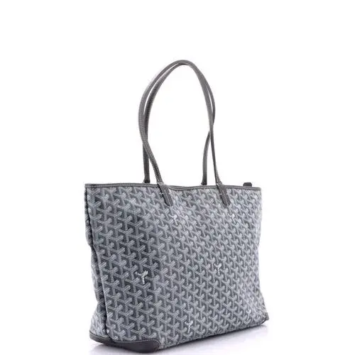 Goyard Artois Tote Coated Canvas Mm - Grey