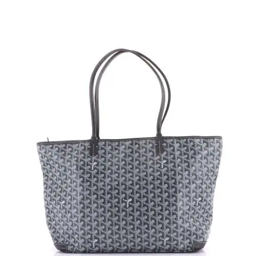 Goyard Artois Tote Coated Canvas Mm - Grey