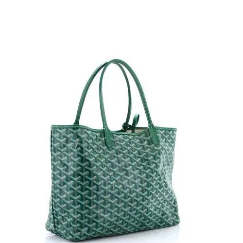 Goyard Saint Louis Tote Coated Canvas Pm - Green