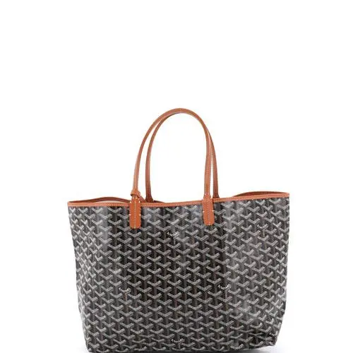 Goyard Saint Louis Tote Coated Canvas Pm - Brown
