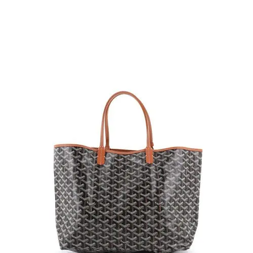 Goyard Saint Louis Tote Coated Canvas Pm - Brown