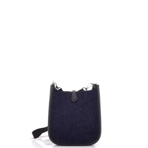 Hermès Evelyne Bag Gen Iii Felt Tpm - Blue