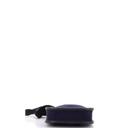 Hermès Evelyne Bag Gen Iii Felt Tpm - Blue