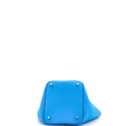 Hermès Picotin Lock Bag Clemence Mm - Blue