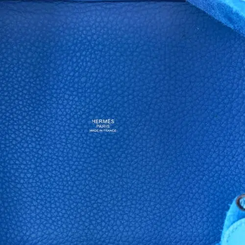 Hermès Picotin Lock Bag Clemence Mm - Blue