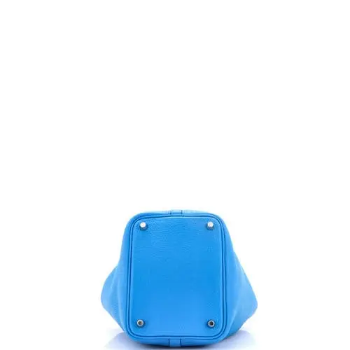 Hermès Picotin Lock Bag Clemence Pm - Blue