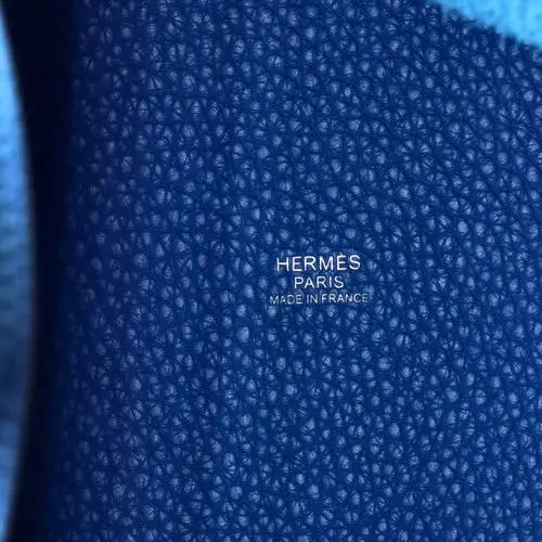 Hermès Picotin Lock Bag Clemence Pm - Blue