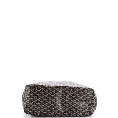 Goyard Saint Louis Tote Coated Canvas Pm - Black