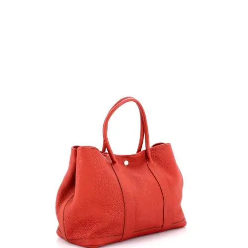 Hermès Garden Party Tote Leather 36 - Red