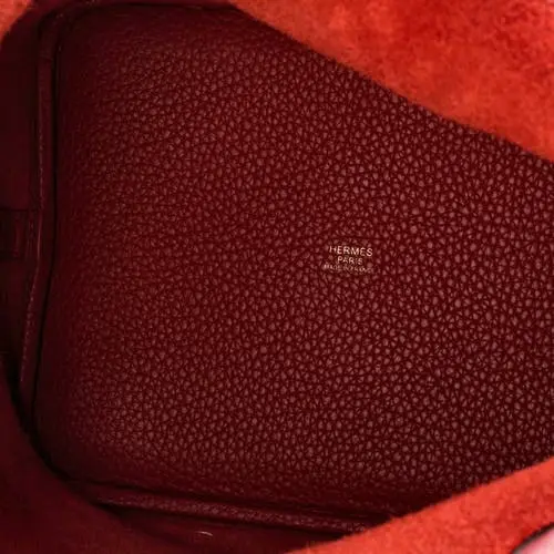 Hermès Picotin Lock Bag Clemence Mm - Red