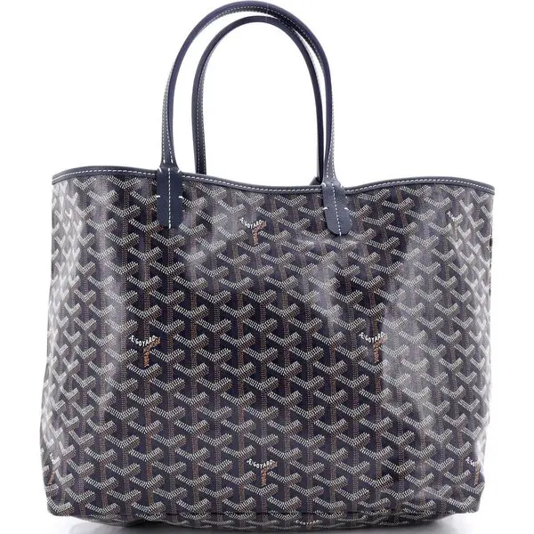 Goyard Saint Louis Pm Tote Coated Canvas - Blue