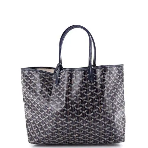 Goyard Saint Louis Pm Tote Coated Canvas - Blue