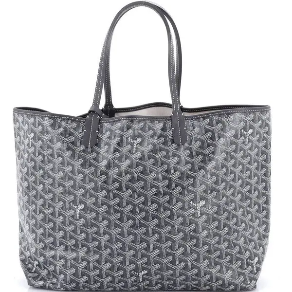 GOYARD Saint Louis Tote Coated Canvas Pm - Gray