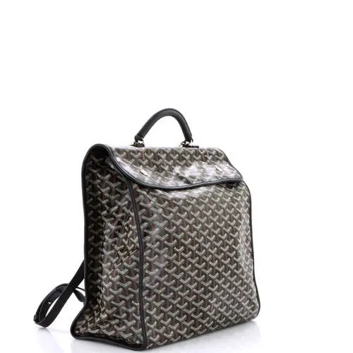 GOYARD Saint Leger Briefcase Backpack Coated Canvas